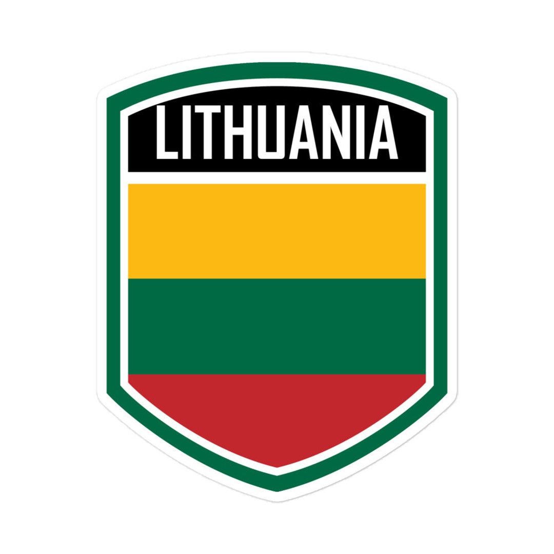 Lithuania Flag Emblem Stickers - High Quality Vinyl Decals - Etsy