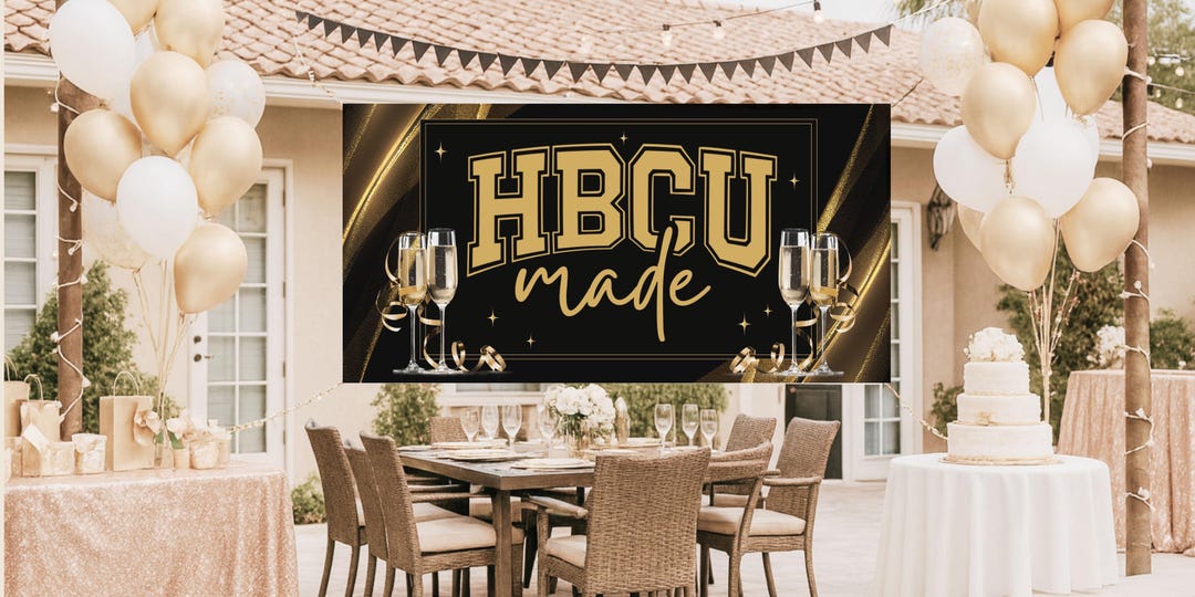 HBCU Made Graduation Banner, Sorority Reunion Decor, College Photo ...
