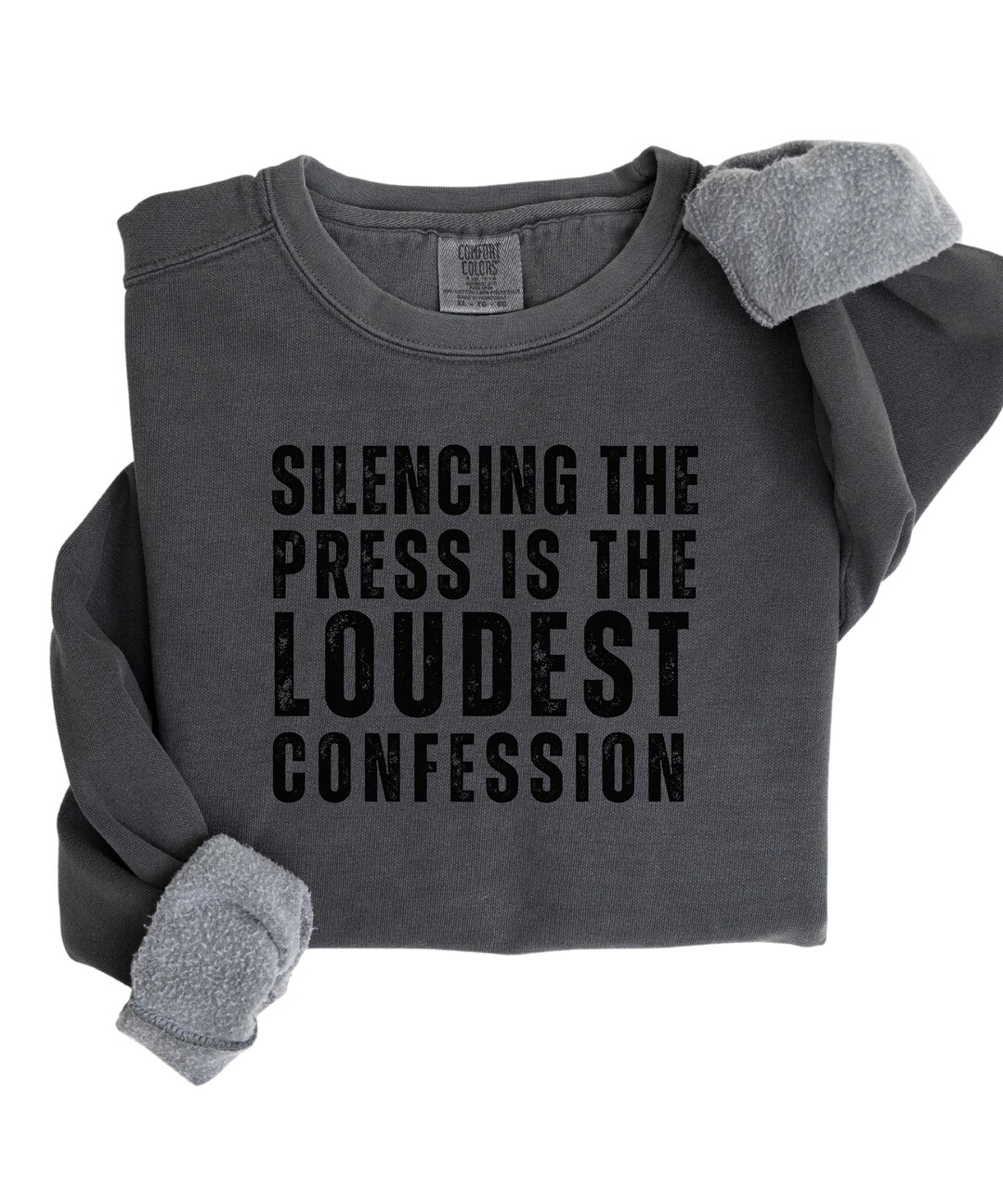 Silencing the Press, Free Speech Shirt, Anti Censorship Sweatshirt ...