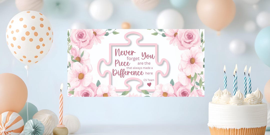 Retirement Party Banner Coworker, Promotion Party Decoration, Team ...