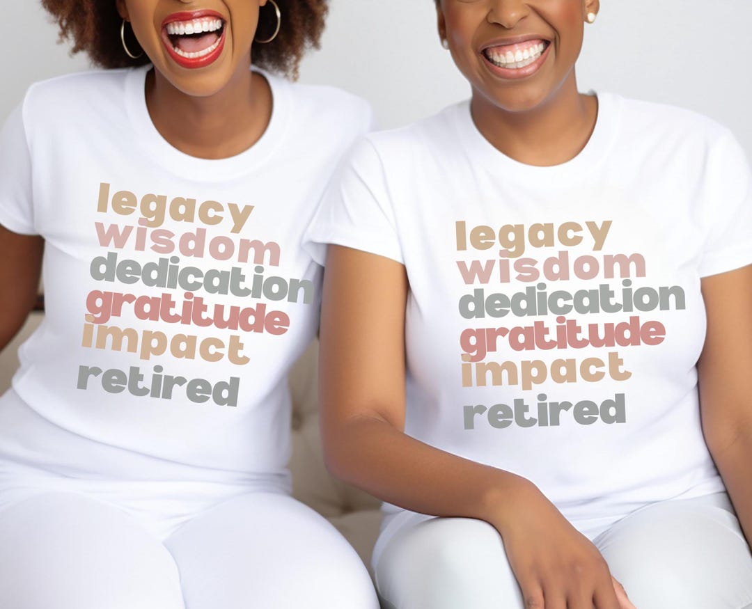 Custom Retirement Group Shirts, Personalized Retirement Crew, Group ...
