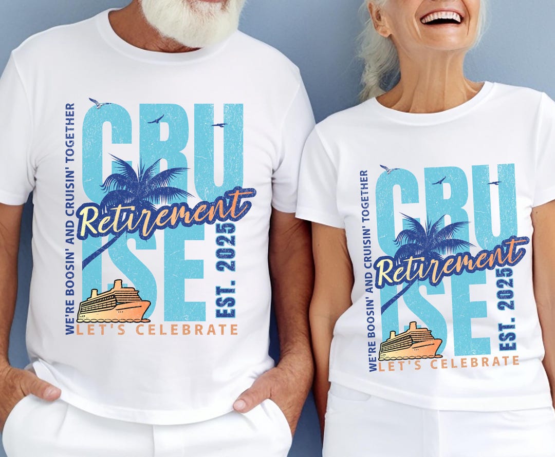 Retirement Cruise Group Shirt, Funny Booze Cruise Retirement Party ...