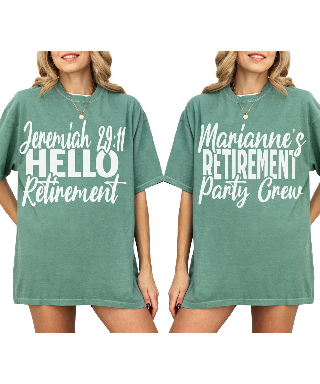 Custom Retirement Group Shirts, Personalized Retirement Crew, Jeremiah ...