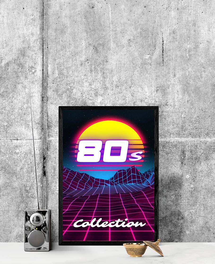 80s collection poster 80s Poster high quality print home | Etsy