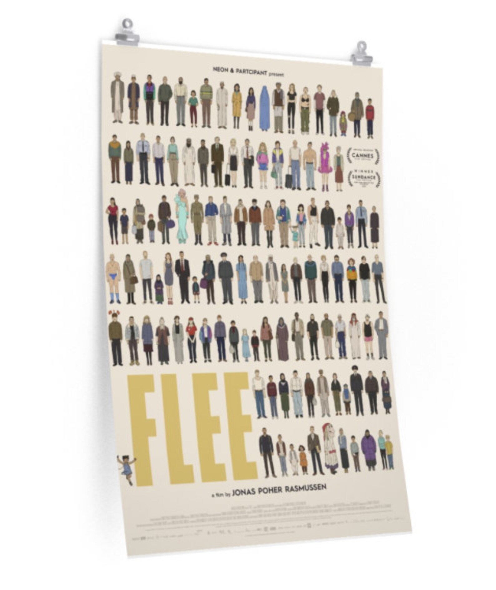 Flee Poster Amin Nawabi Flee Poster Movie Poster | Etsy