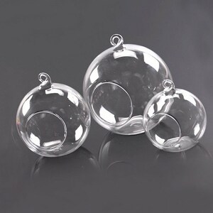 Hanging Glass Bauble Set - Etsy