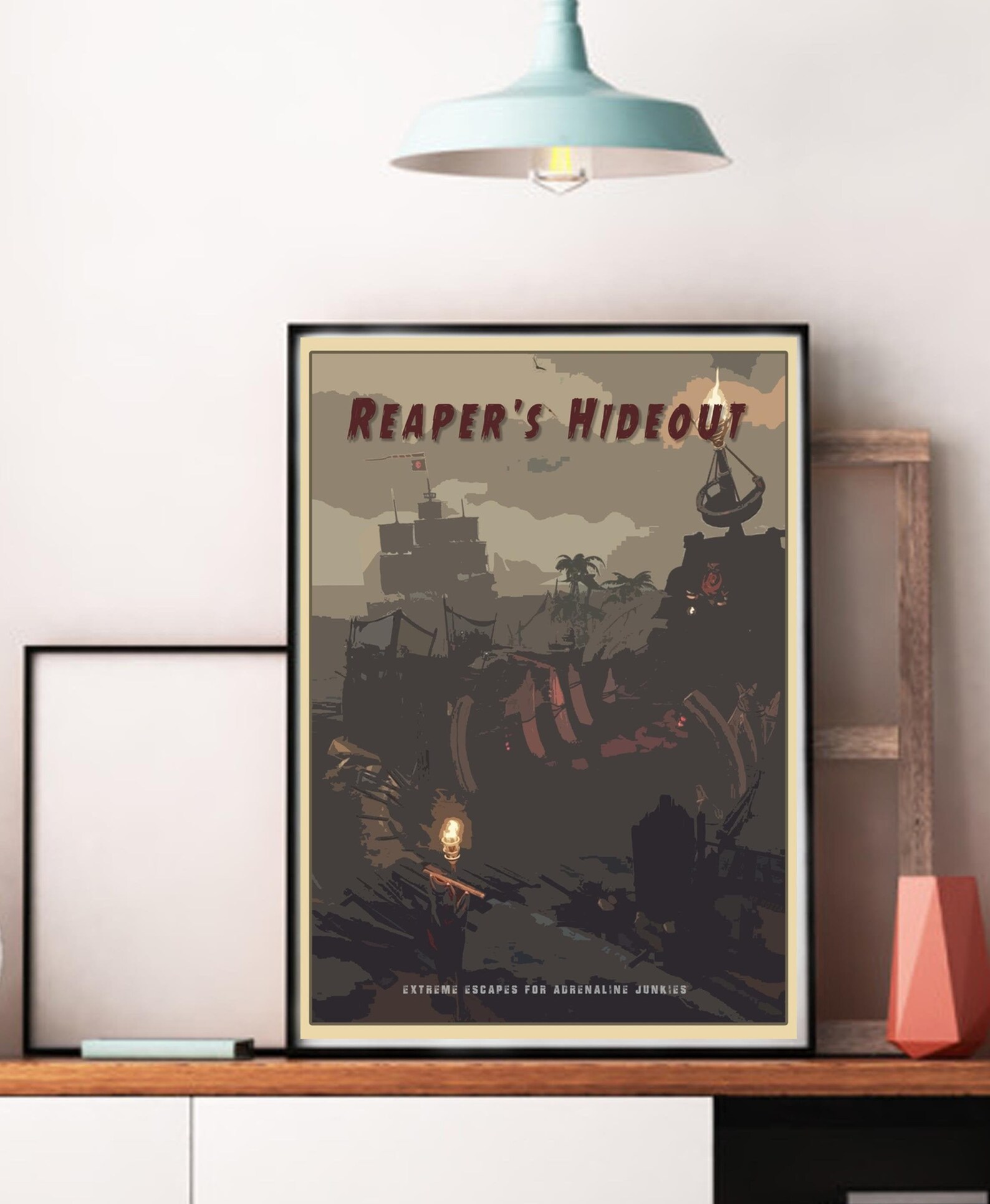 Sea Of Thieves Reaper's Hideout Poster Game Canvas Art | Etsy