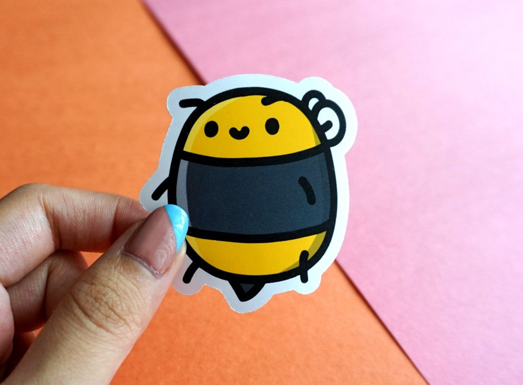 Biene (Chubbee) Aufkleber | Matte Vinyl Sticker für Laptops, Aufkleber ...