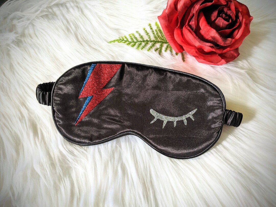 Bowie Stardust Sleeping Mask. Eye Mask. Halloween Sleeping Mask. Ziggy ...