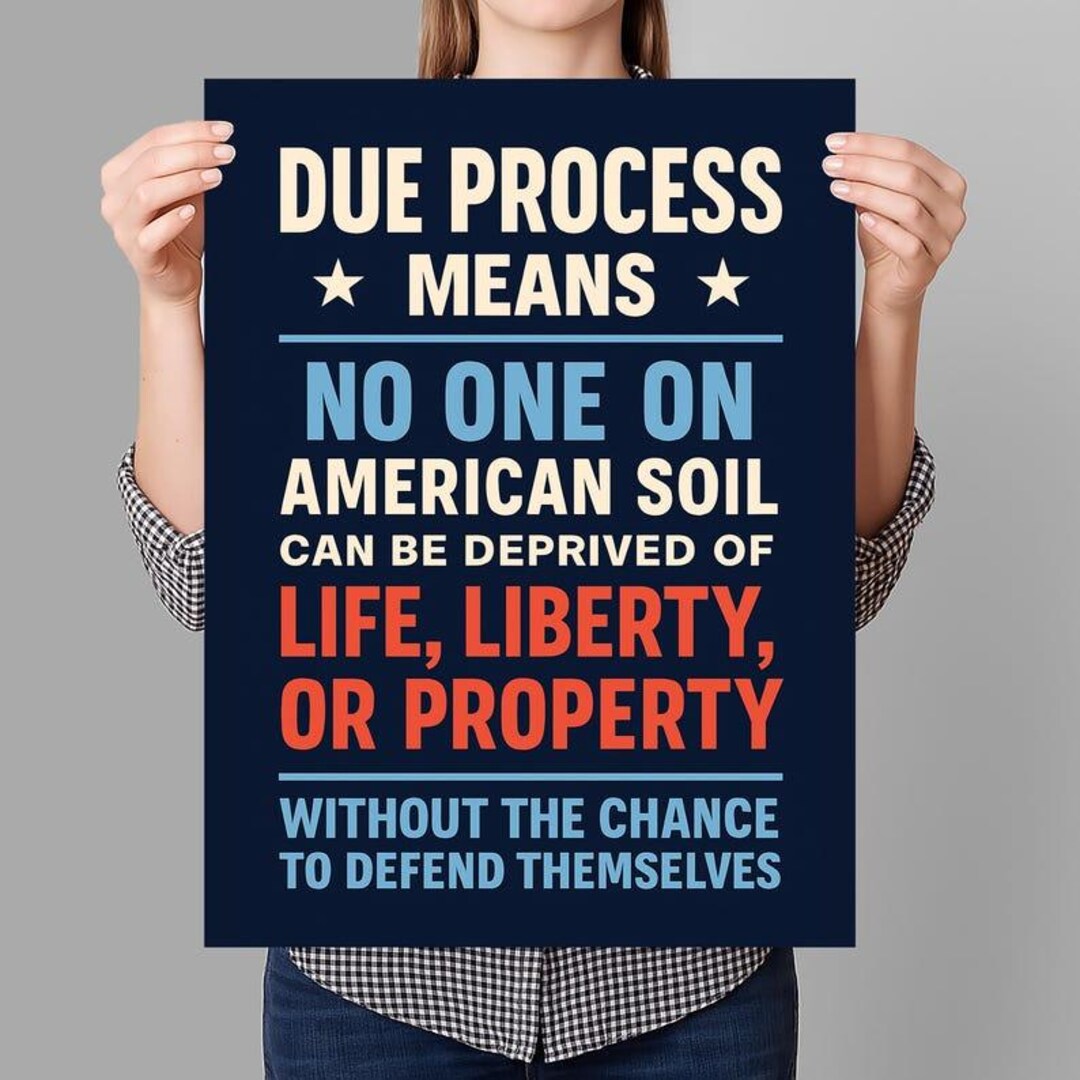 Due Process Resist Fascist Protest Sign PRINTABLE, Anti-trump Protest ...