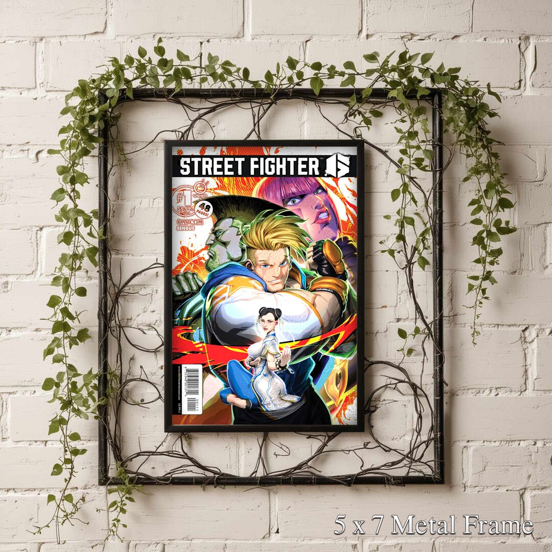 St. Fighter 6 Metal Frame - Etsy