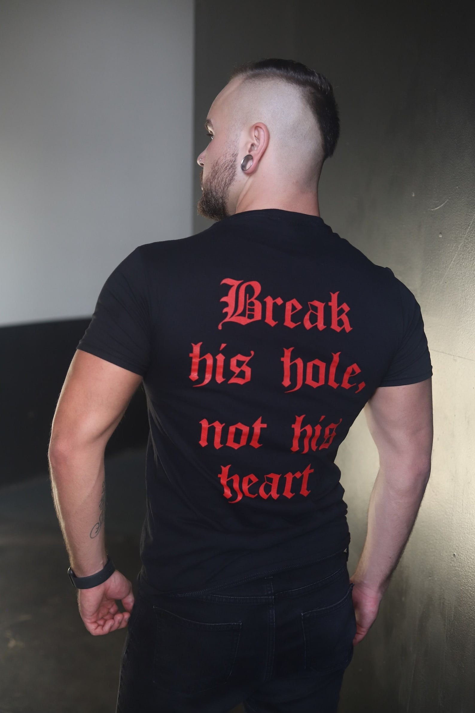 Break His Hole Not His Heart Tee - Etsy