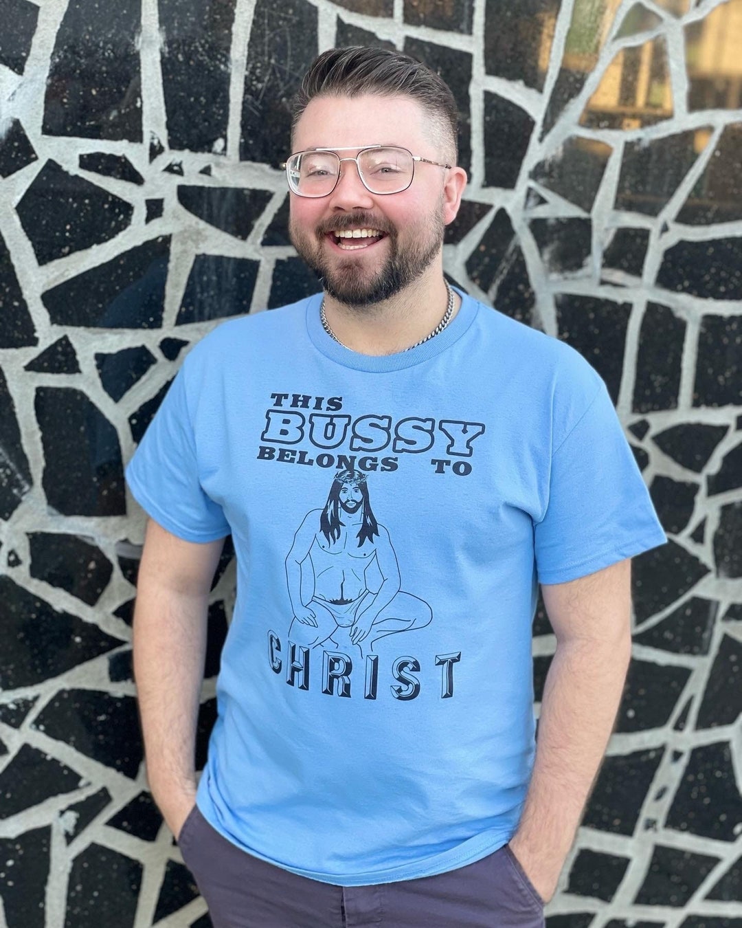 This Bussy Belongs to Christ Tee - Etsy