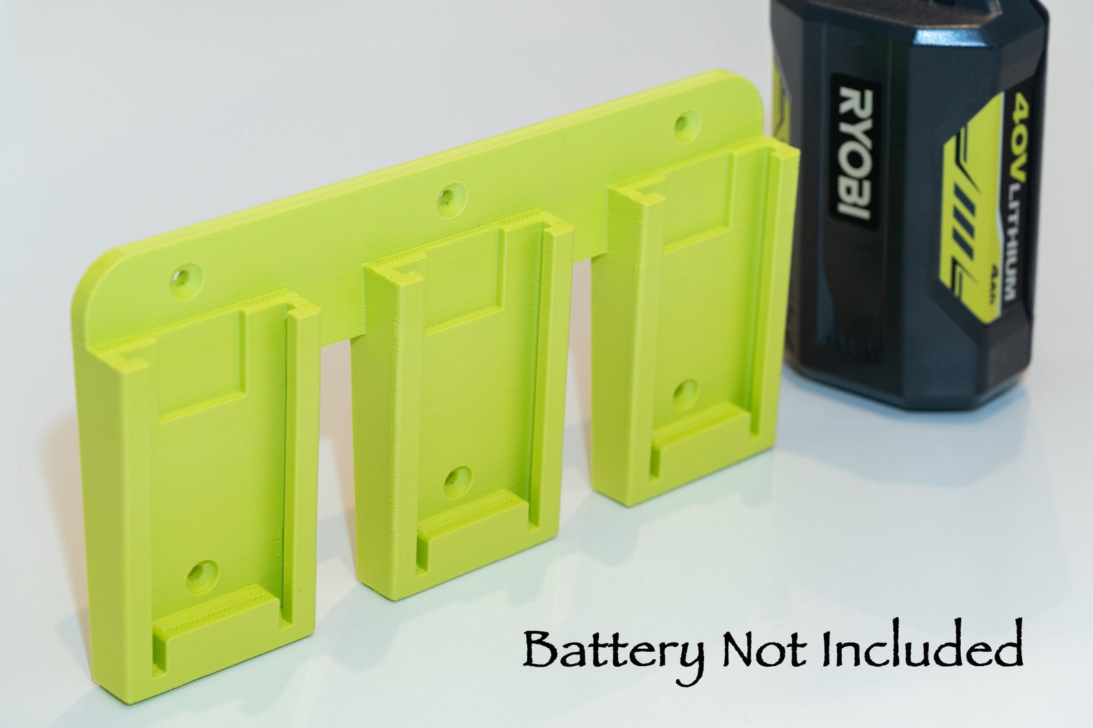 Ryobi 40v Battery Wall Mount / Holder Original Design - Etsy