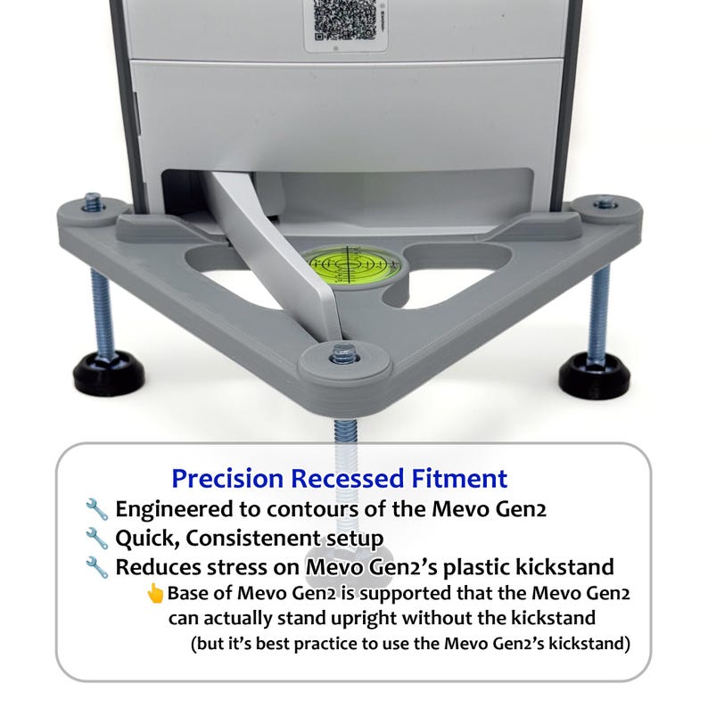 Adjustable Alignment & Leveling Stand for Flightscope Mevo Gen2 / Gen 2 ...
