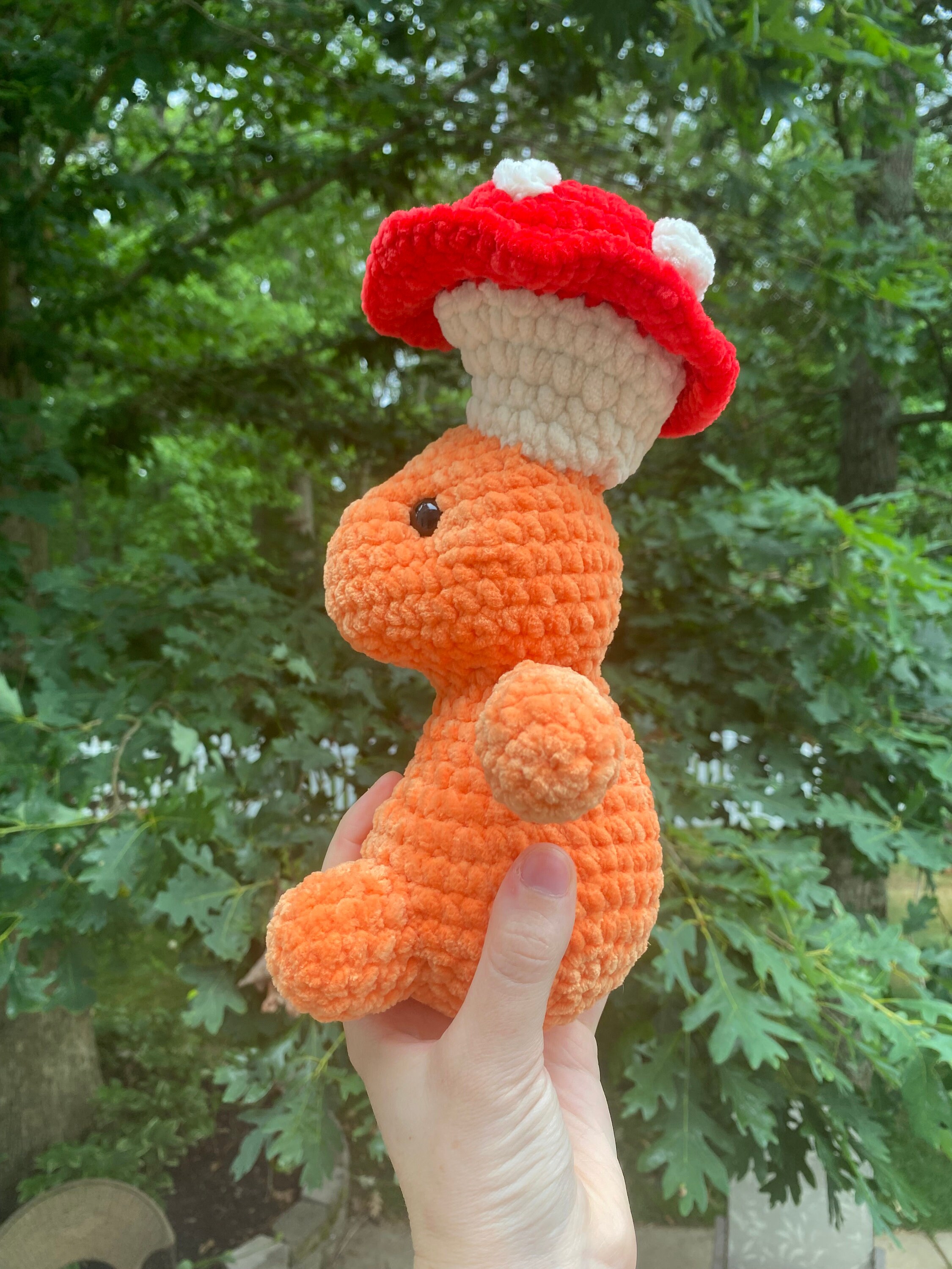 Crochet Enoki Plush: Original Character - Etsy