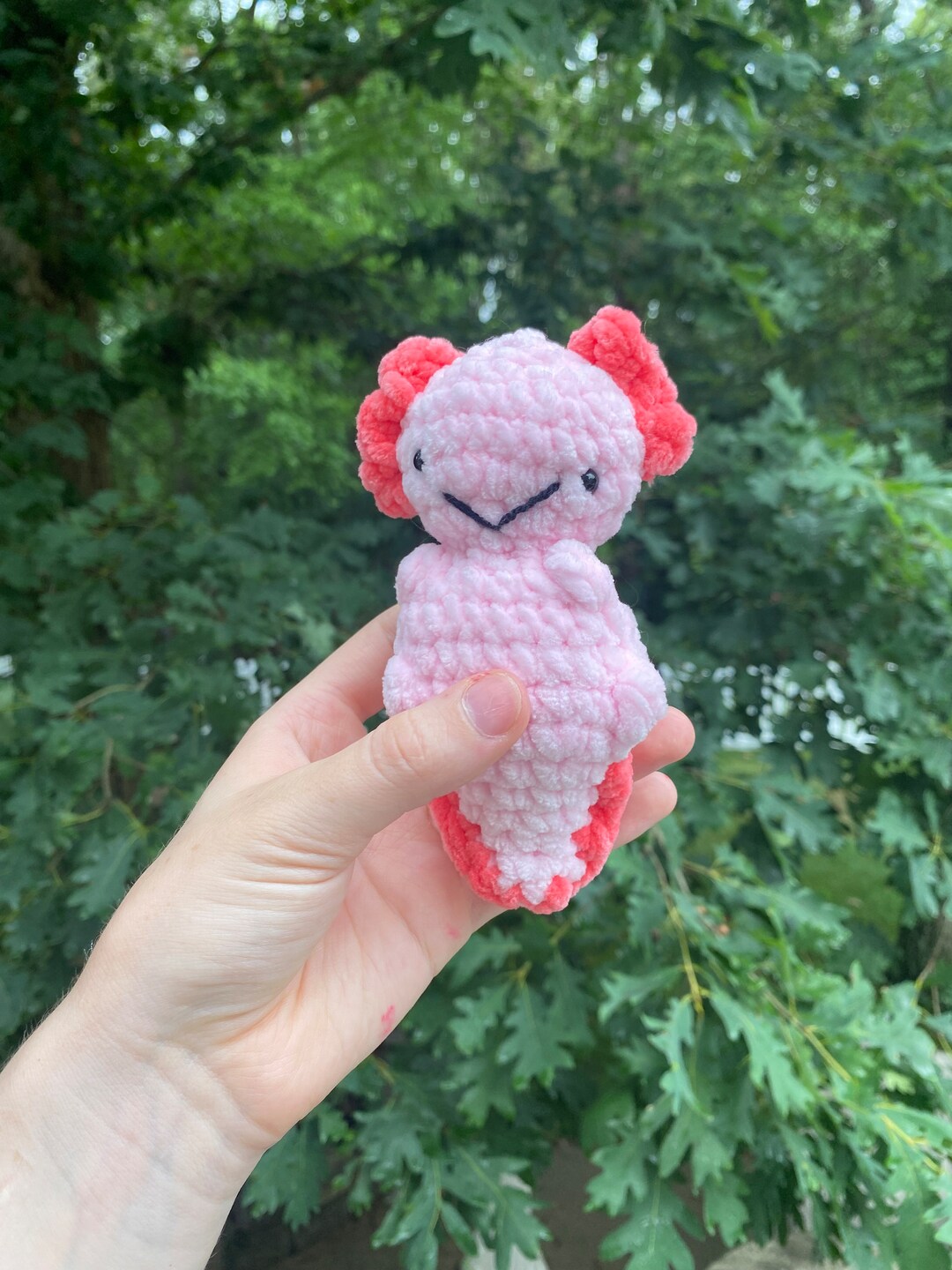 Crochet Baby Axolotl Plush - Etsy