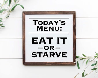 Todays Menu Sign | Etsy
