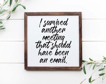 I Survived Sign - Etsy