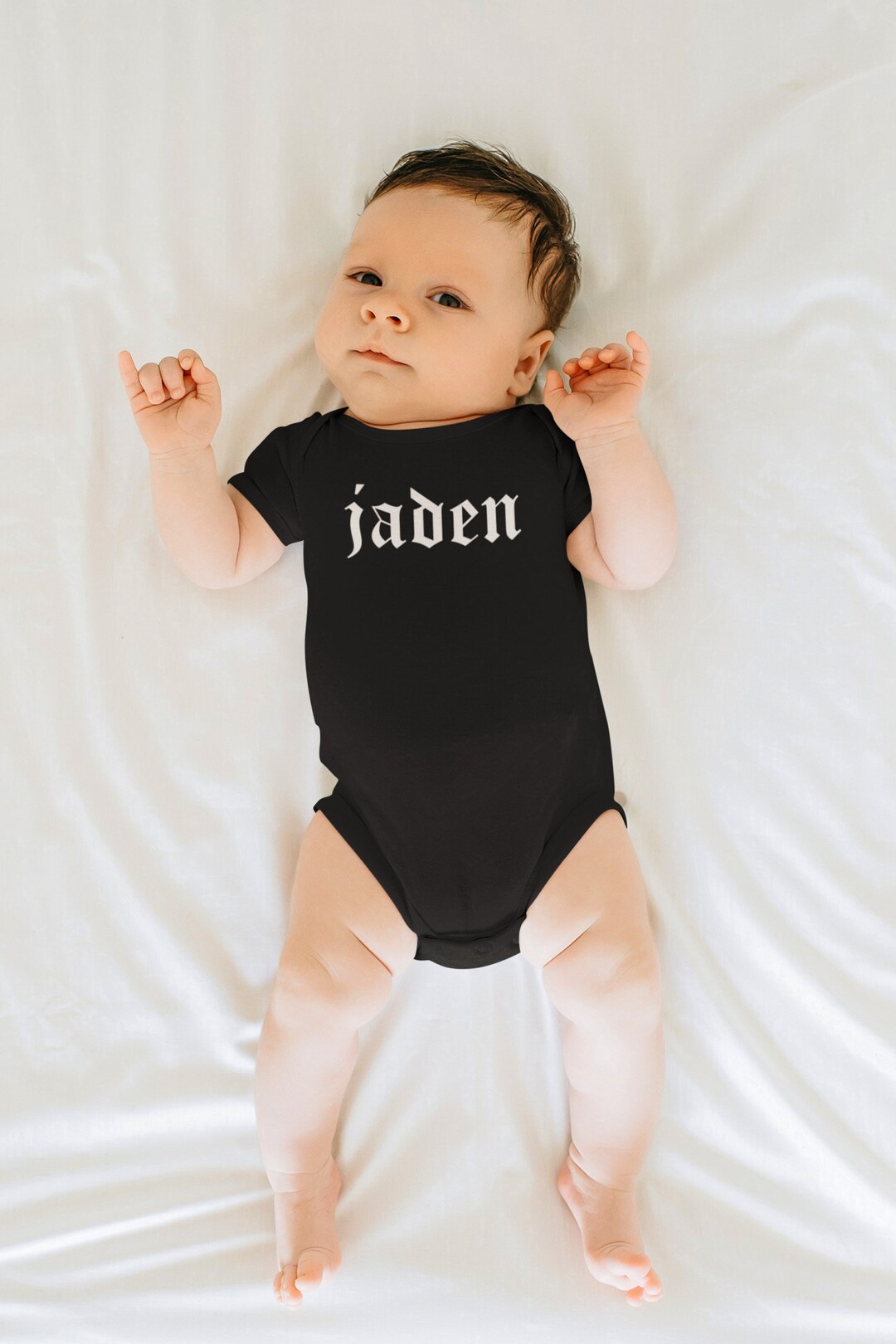 Goth Baby Clothes Goth Onesie Black Baby Boy New Born Hospital - Etsy