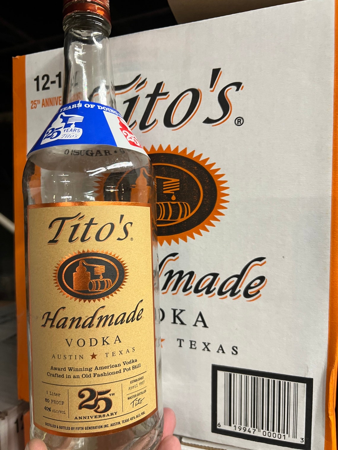 Titos Bottles 1 Liter Empty - Etsy