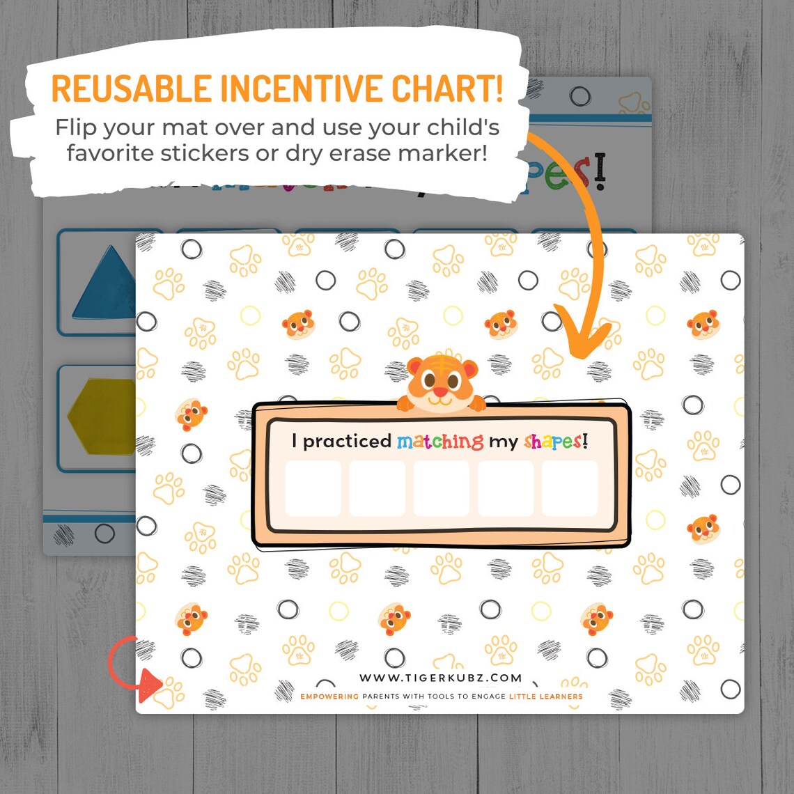 Learning Binder | Shapes Matching Learning Mat Bundle Busy Book Velcro ...