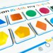 Learning Binder | Shapes Matching Learning Mat Bundle Busy Book Velcro ...