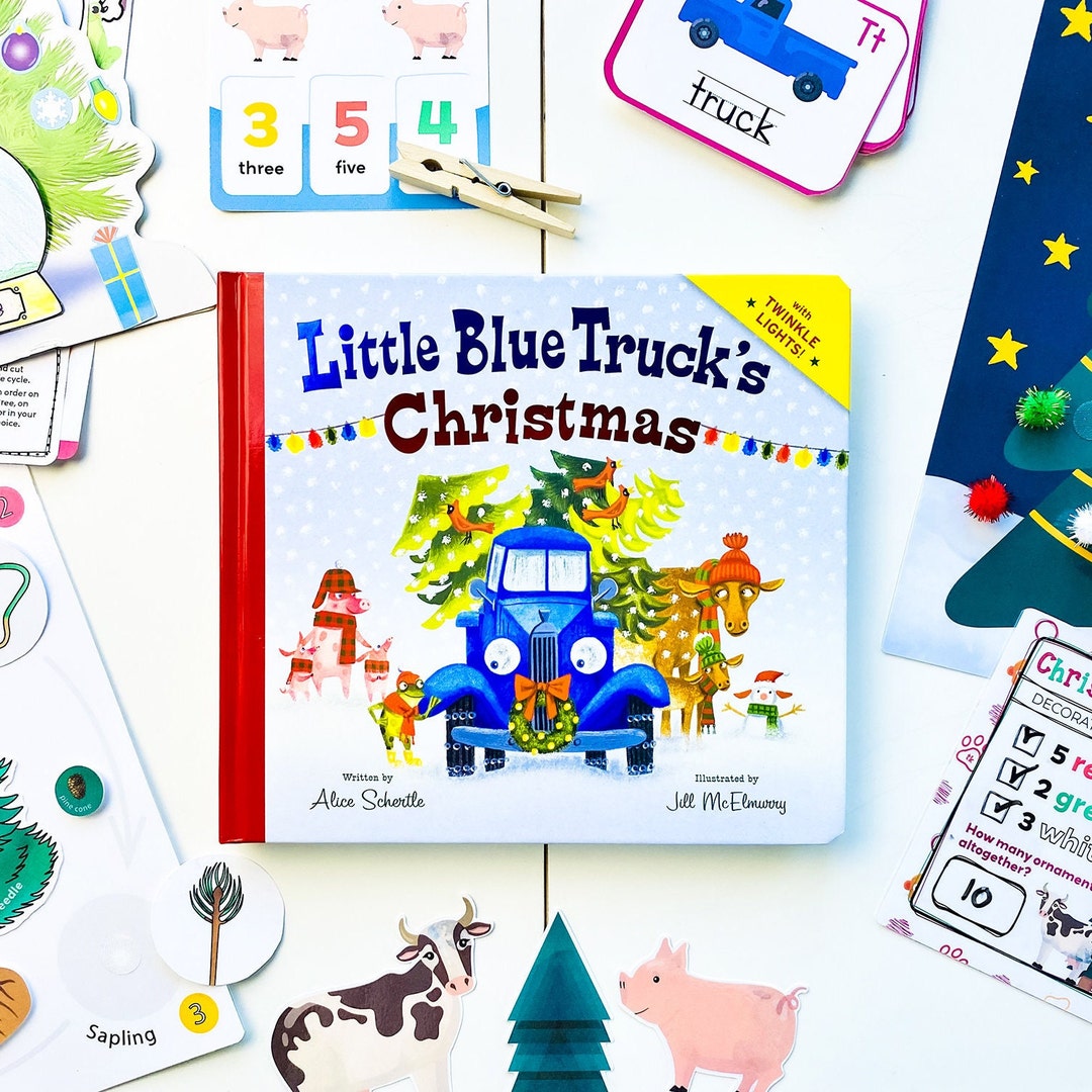 Little Blue Truck's Christmas Learning Binder: Preschool Literacy Kit ...