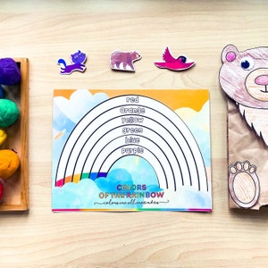 Brown Bear Learning Kit | Preschool Activity Binder (digital Download ...