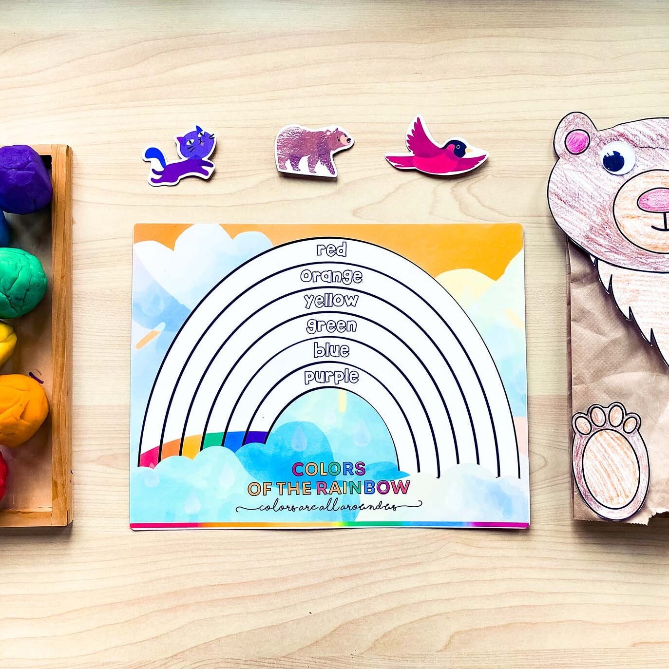 Learning Binder | No-prep Toddler Busy Book Velcro Preschool Homeschool ...