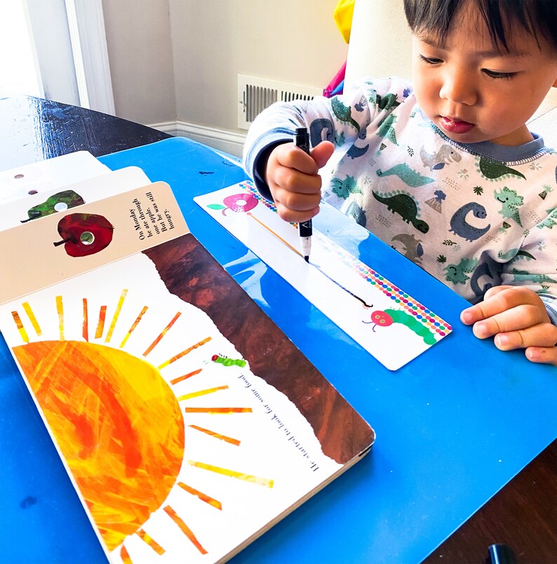 Printable Learning Binder Toddler Busy Book Velcro Preschool Homeschool ...