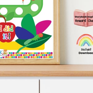 Caterpillar Reward Chart | Printable Caterpillar Behavior Chart | Daily ...