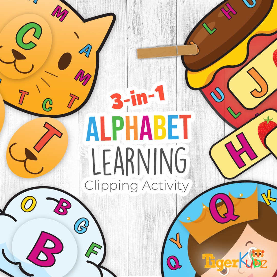Montessori Alphabet Flashcards Alphabet Learning Montessori - Etsy