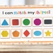 Learning Binder | Shapes Matching Learning Mat Bundle Busy Book Velcro ...