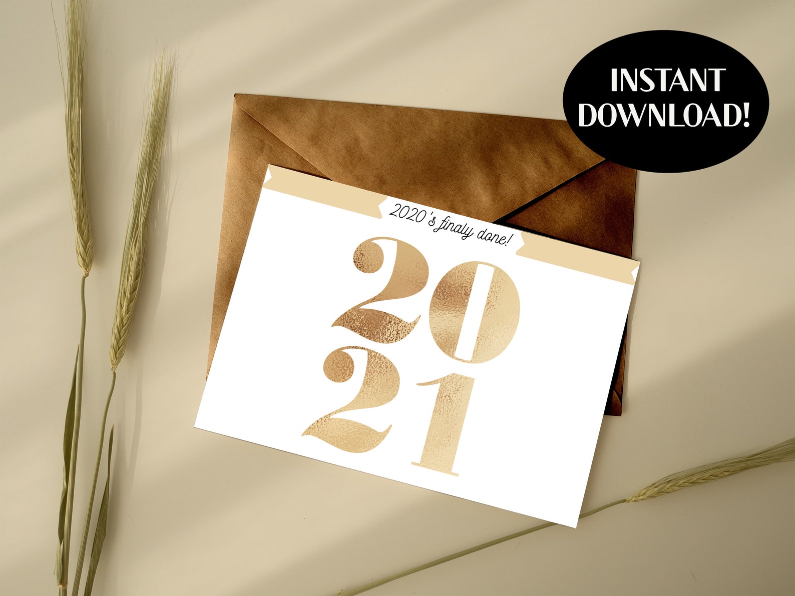 New Year Cards 2021, the Beginning Card, Happy New Year Cards, Holiday ...