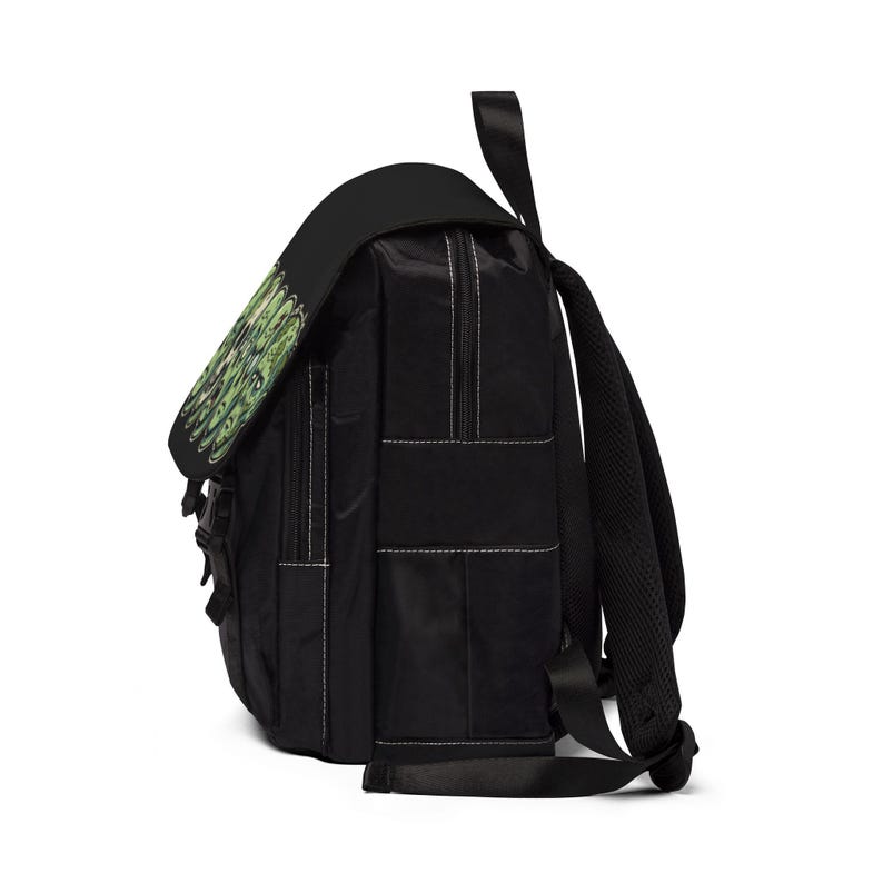 Zombie Heads Backpack | Goth Horror Skull Illustration - Etsy