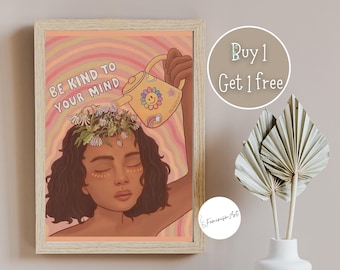 Lose Your Mind Find Your Soul Poster Spiritual Print Floral - Etsy