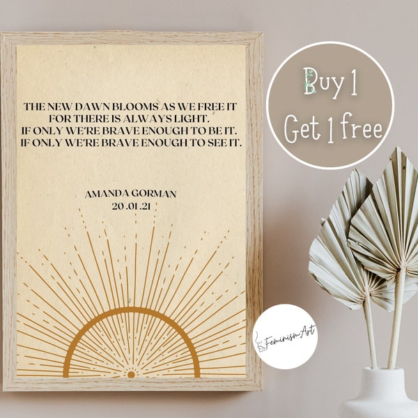 Amanda Gorman Print - Etsy UK