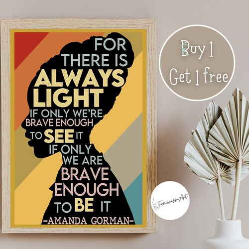 Hill We Climb Poster Amanda Gorman Poster Inaugural Poem - Etsy