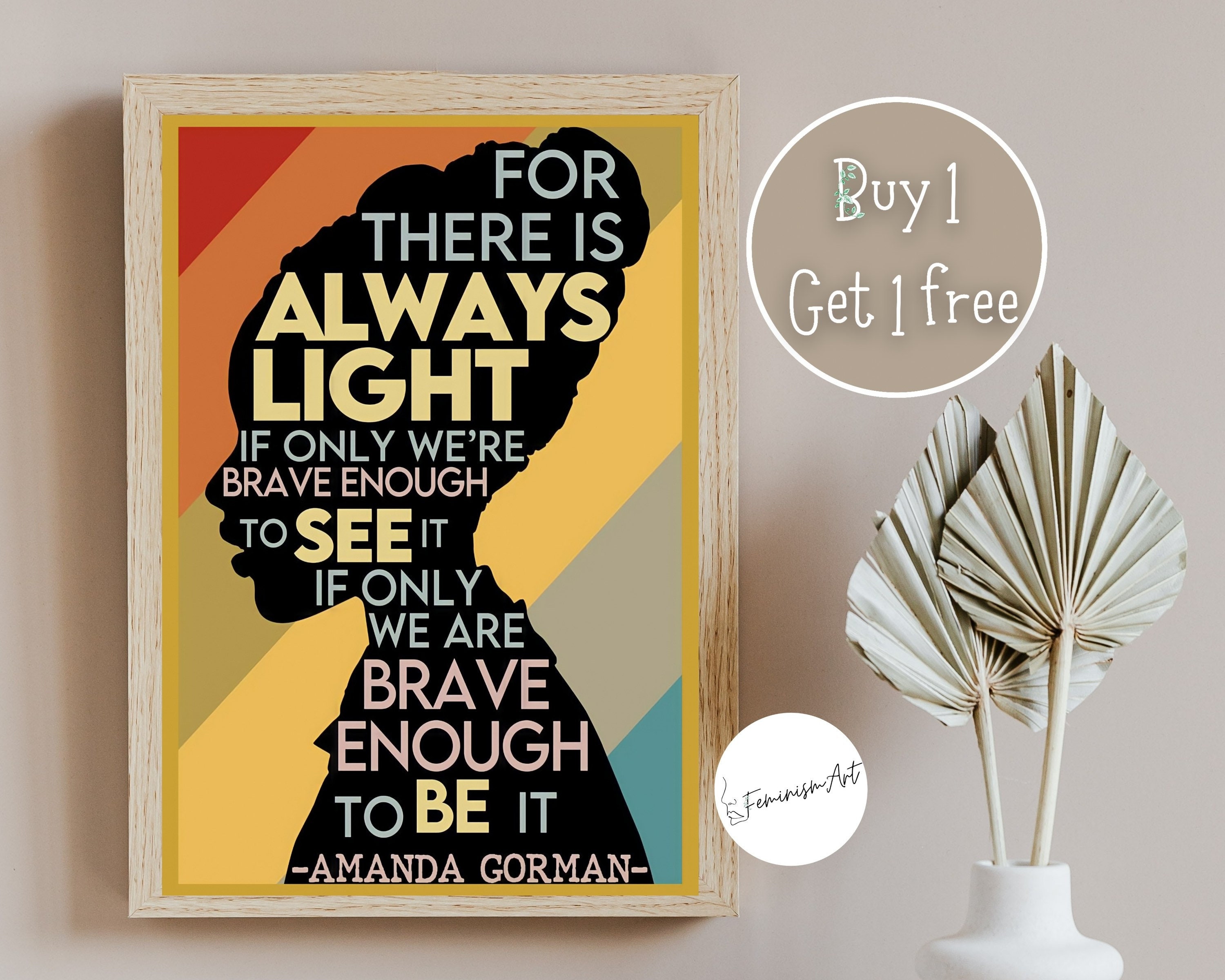 Hill We Climb Poster Amanda Gorman Poster Inaugural Poem | Etsy