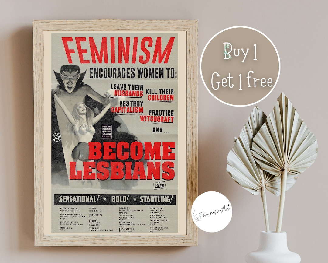 Feminist Wall Art Feminist Poster Vintage Feminism - Etsy