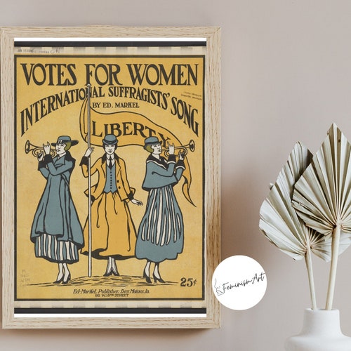 Feminist Printable Wall Art Suffragette Poster Feminist - Etsy