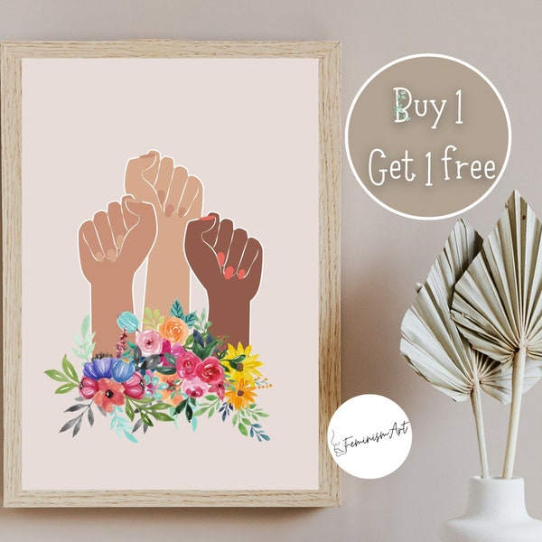 Printable Girl Power Art - Etsy