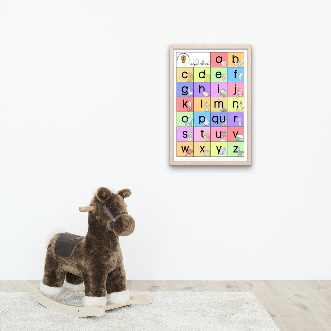 Alphabet Blocks Poster Print - Etsy