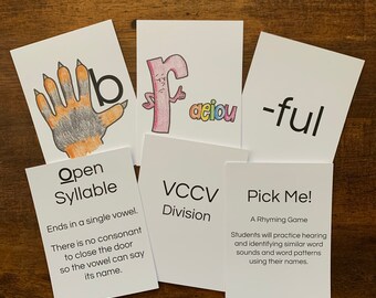 Phonemic Awareness on the Go: Mini-supplemental Deck | Etsy