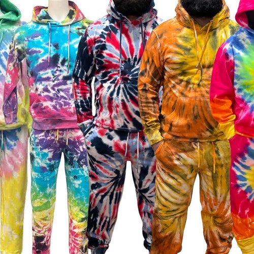 Pastel Paradise Tie Dye Tracksuit Hand Dyed Sweatsuit Tye - Etsy