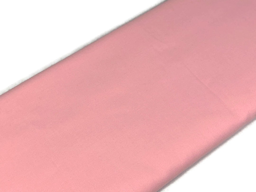 Pastel Light Pink Solid Colored Cotton Fabric Sold by the YARD ...