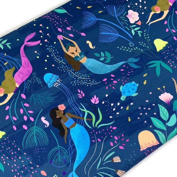 Mermaid Quilt Fabric - Etsy