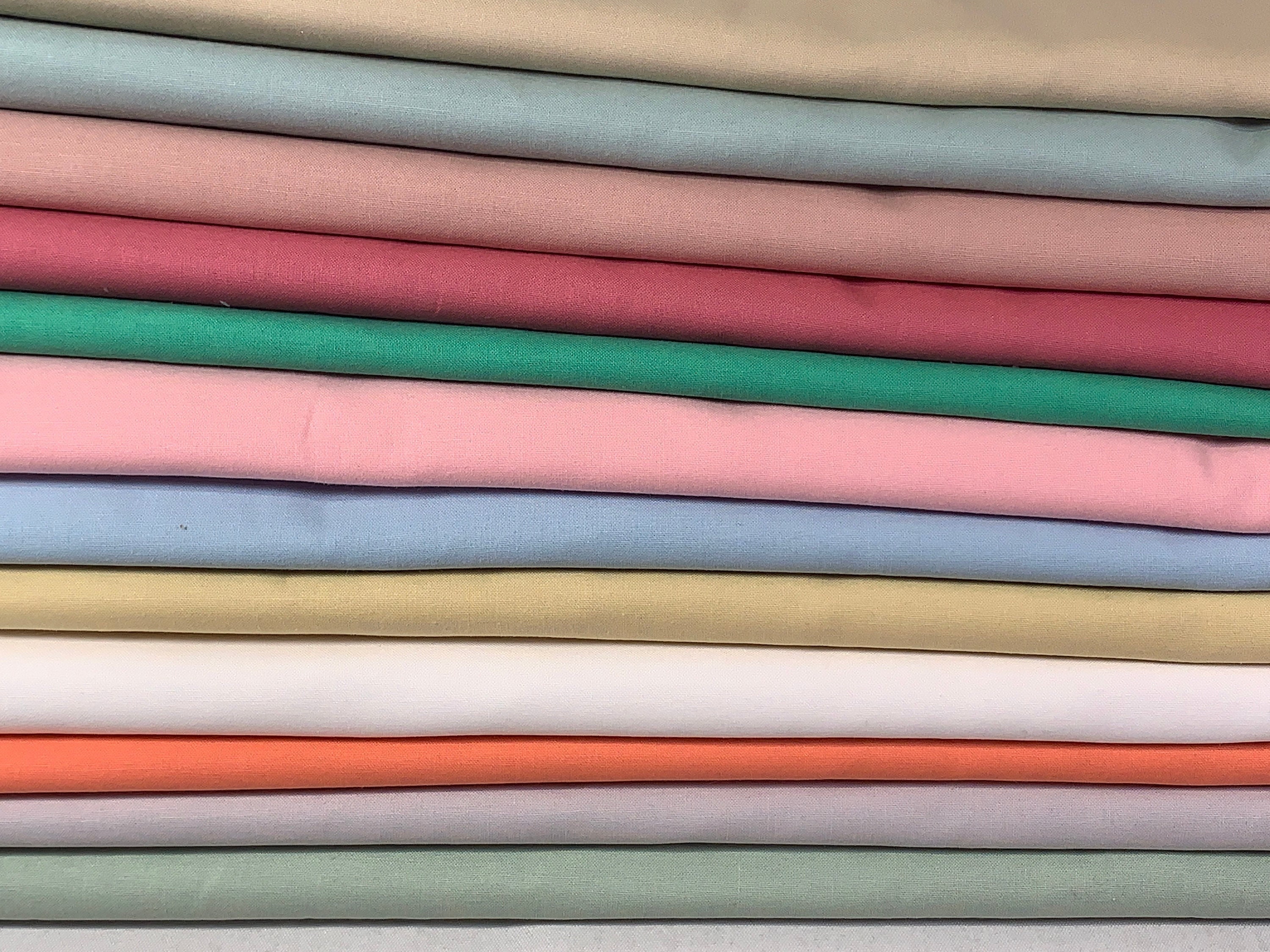 Pastel Peach Solid Colored Cotton Fabric Sold by the YARD. - Etsy