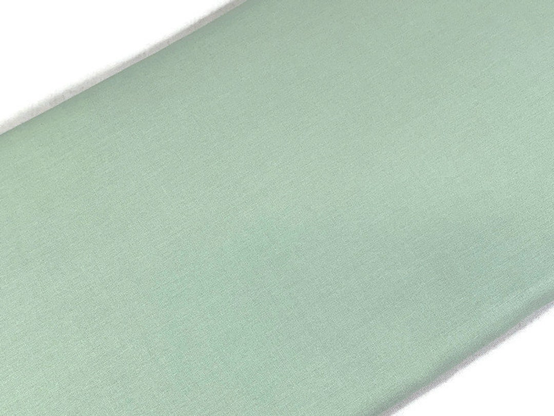 Pastel Sage Green Solid Colored Cotton Fabric Sold by the YARD ...